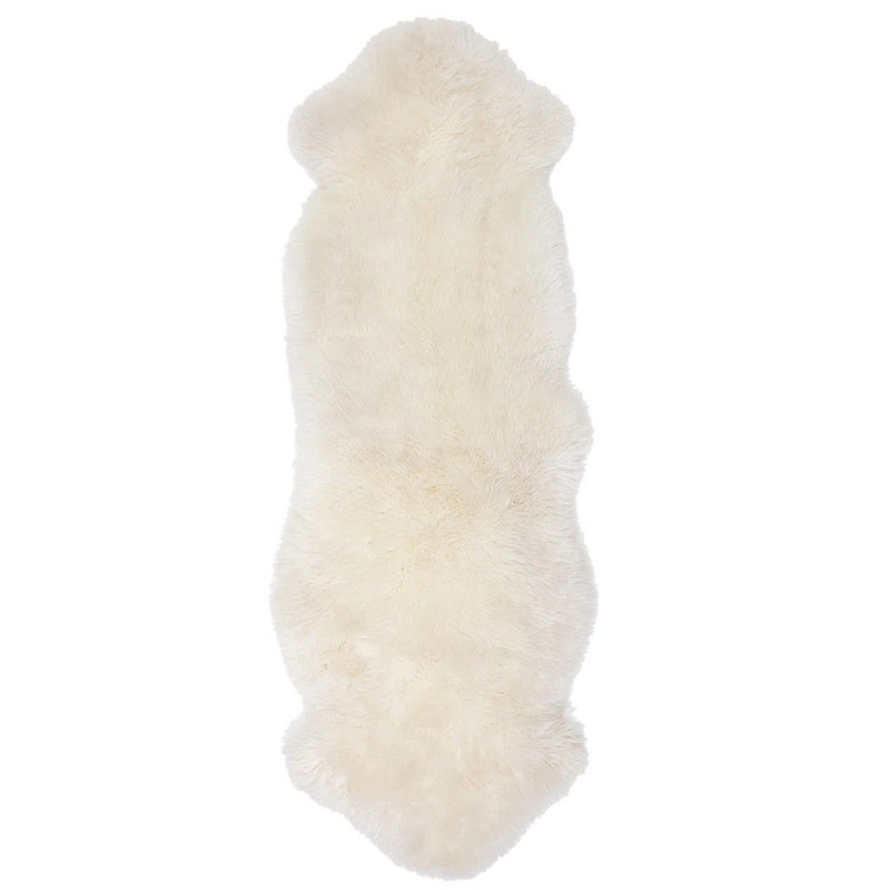 Buy 100% Genuine Sheepskin lambskin Rug Fluffy DOUBLE L 180cm - MyDeal