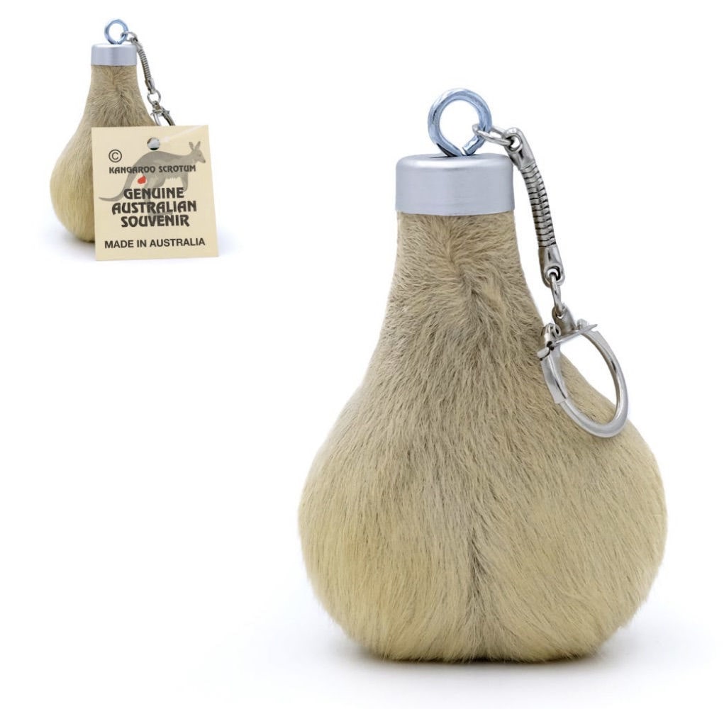 Buy Genuine Kangaroo Scrotum Key Ring Australia Made Melbourne - MyDeal ...