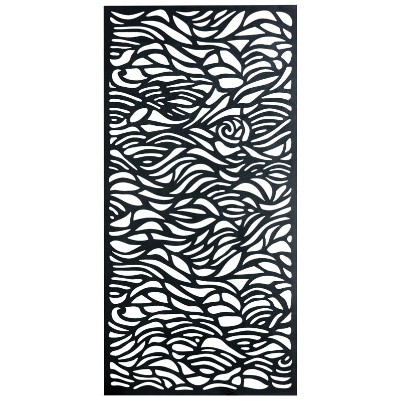 Buy NEW Stratco Plastic Screen Black Ocean Swell 2410 x 1205mm Garden ...