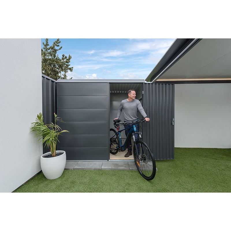 Buy Stratco Handi-Pod Hinged Door Garden Shed 2170mm x 2285mm x 2040mm ...