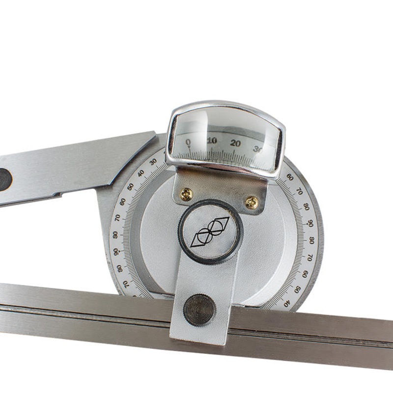 Buy 0-360 Stainless Steel Universal Bevel Protractor Angle Finder ...
