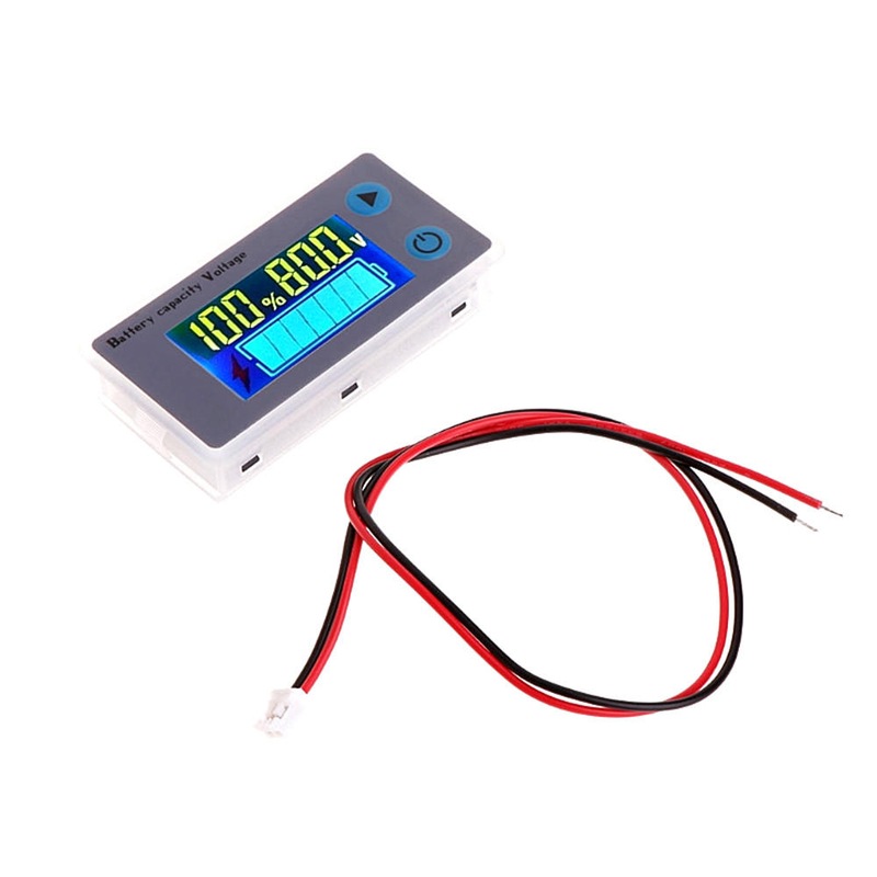 Buy 10-100V Universal LCD Car Lithium Battery Capacity Indicator ...