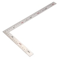 Buy 150 X 300Mm Metric Square Ruler Stainless Steel 90 Degree Angle ...