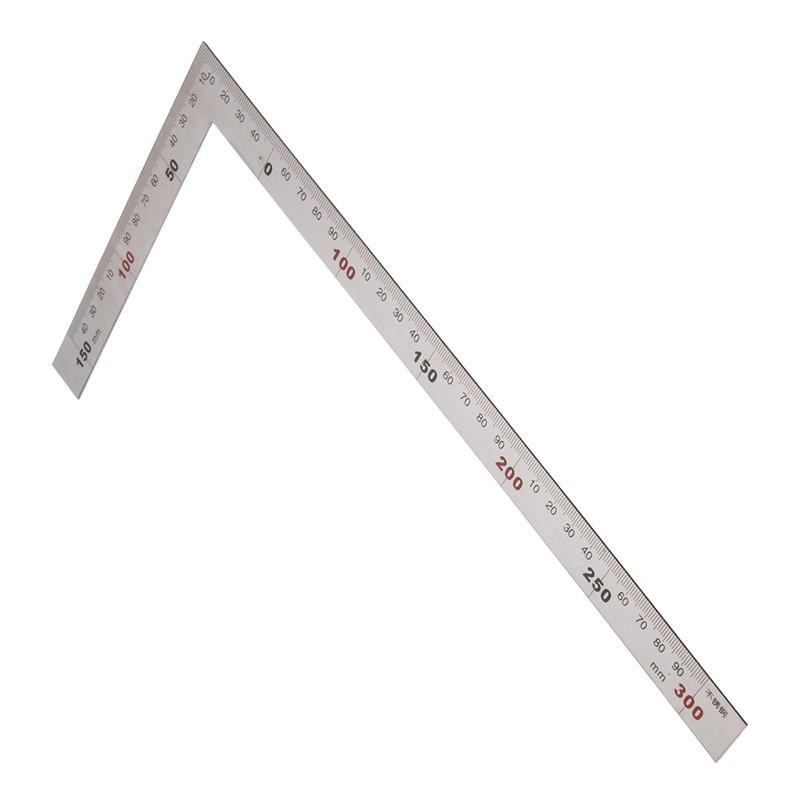 Buy 150 X 300Mm Metric Square Ruler Stainless Steel 90 Degree Angle ...