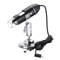 Buy 1600X 8 Led Light Adjustable Dimmer Practical Hand Held magnifier ...