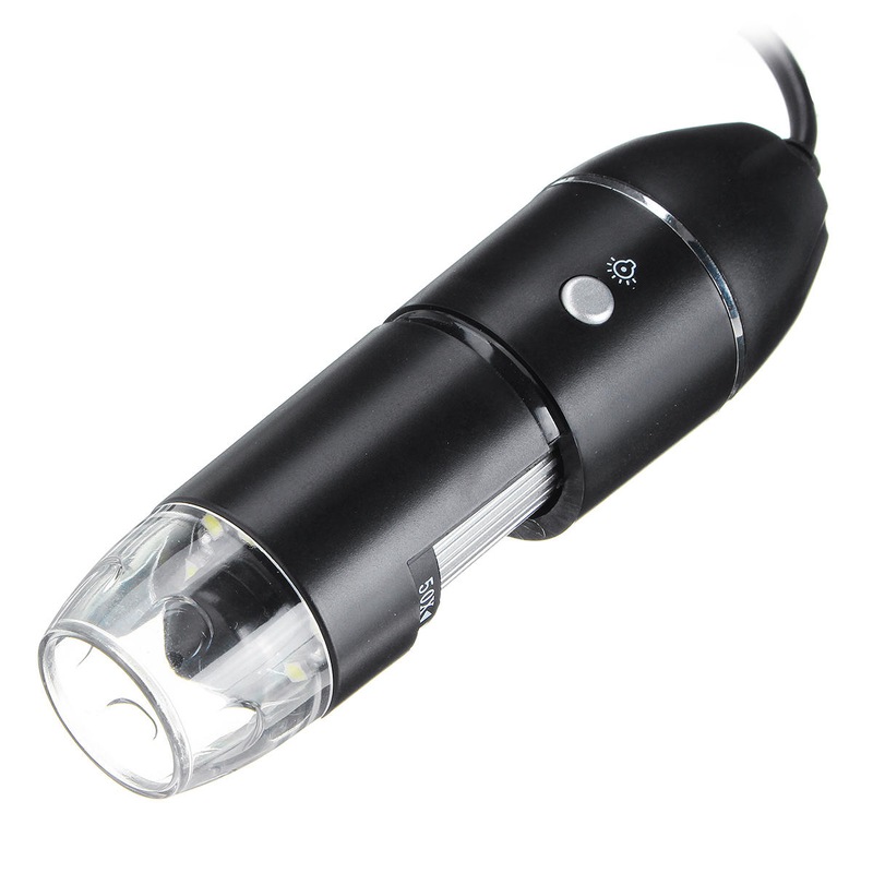 Buy 1600X 8 Led Light Adjustable Dimmer Practical Hand Held magnifier ...