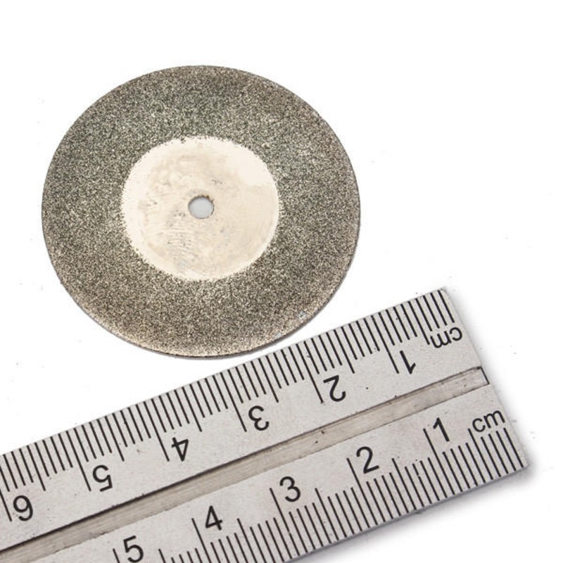 Buy 1Set Diamond Grinding Wheel Cutting Disc With 2 Mandrels For Dremel ...