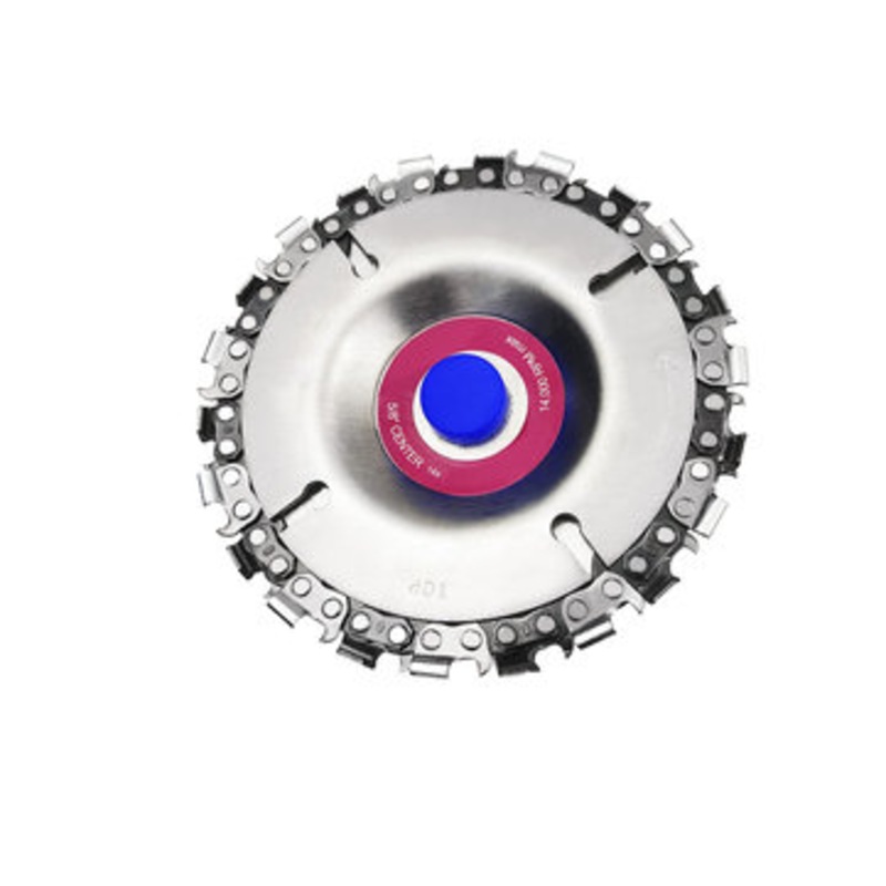 Buy 2 Pcs 4 Inch Red Grinder Chain Disk Id16Mm 22 Tooth Wood Carving ...