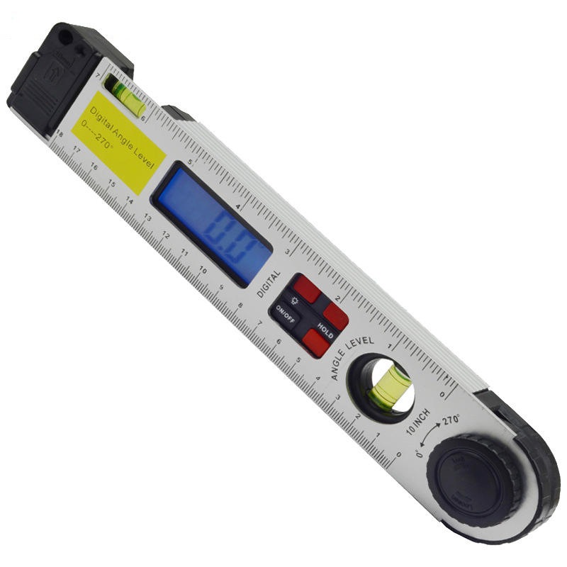Buy 250Mm Digital Lcd Display Digital Protractor With Dual Spirit Level ...