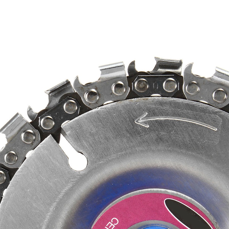 Buy 2Pcs 4 Inch Grinder Chain Disc 16mm Arbor 22 Tooth Wood Carving ...