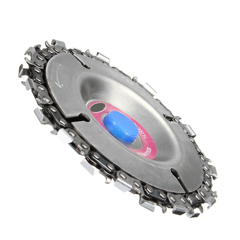 Buy 2Pcs 4 Inch Grinder Chain Disc 16mm Arbor 22 Tooth Wood Carving ...