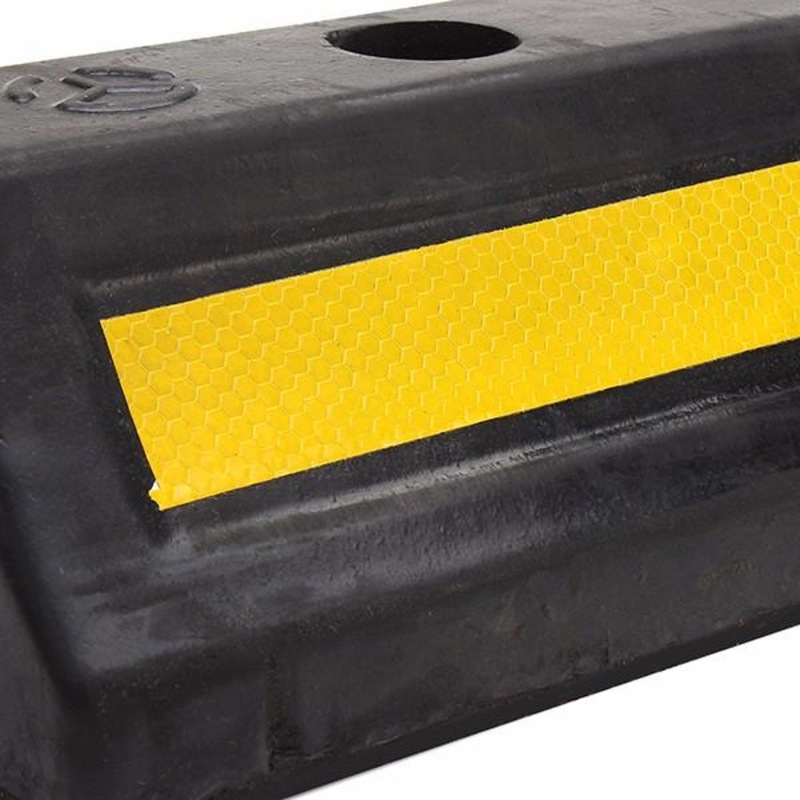 Buy Car Parking Rubber Wheel Alignment Black Car Reversing Pad Security ...