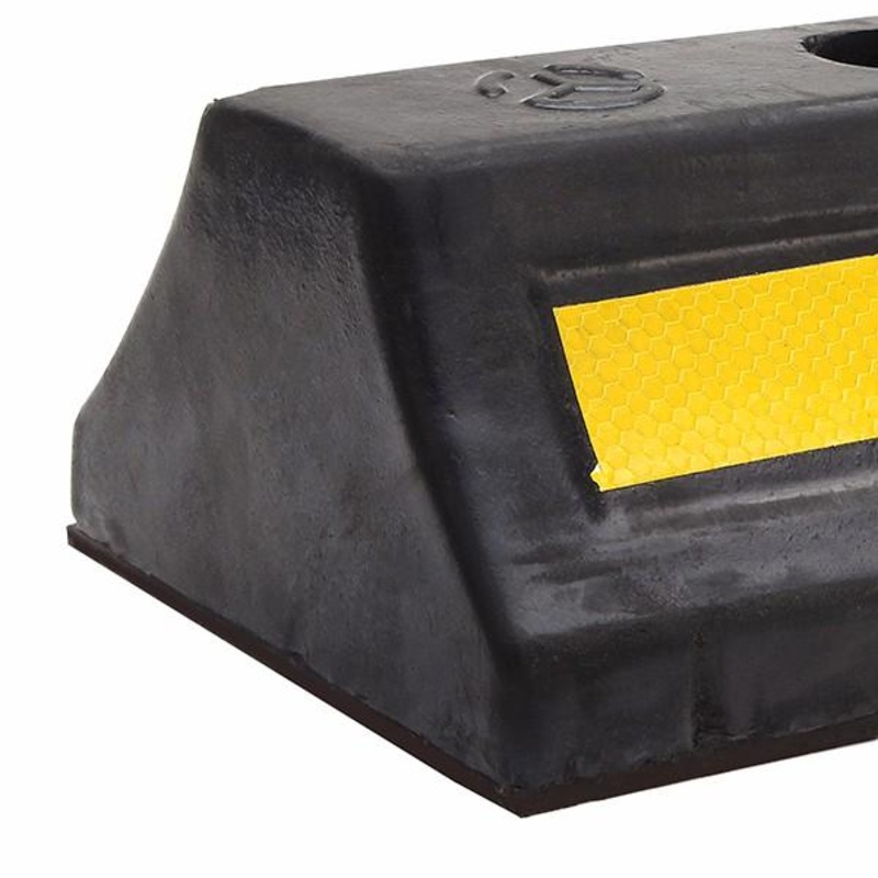 Buy Car Parking Rubber Wheel Alignment Black Car Reversing Pad Security ...