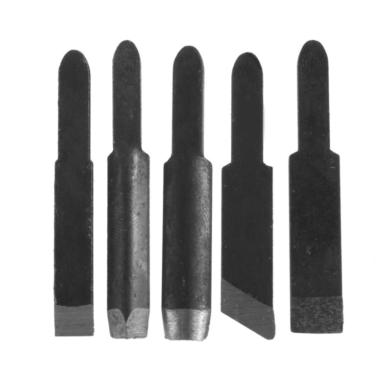 Buy Electric Woodworking Chisel Wood Carving Tool Set With 5 Cutter ...