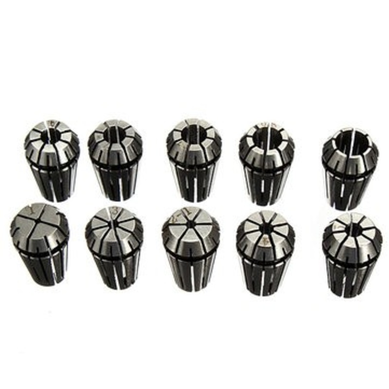 Buy ER16 10Pcs Spring Collet Set For CNC Milling Lathe Tool - MyDeal