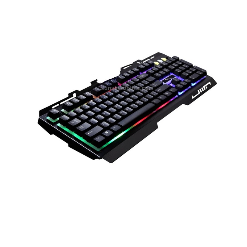 Buy G700 104 Keys Usb Wired Mechanical Feel Rgb Backlight Metal Panel ...