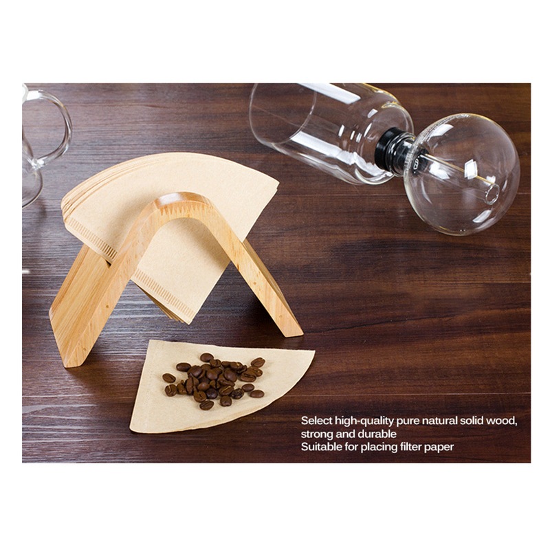 Buy Hand Drip Coffee Filter Paper Holder Storage Rack Dispenser V60 ...