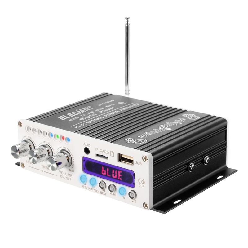 Buy Hy-V10 Dc 12V Mini Bluetooth Hi-Fi Stereo Amplifier Remote Control ...