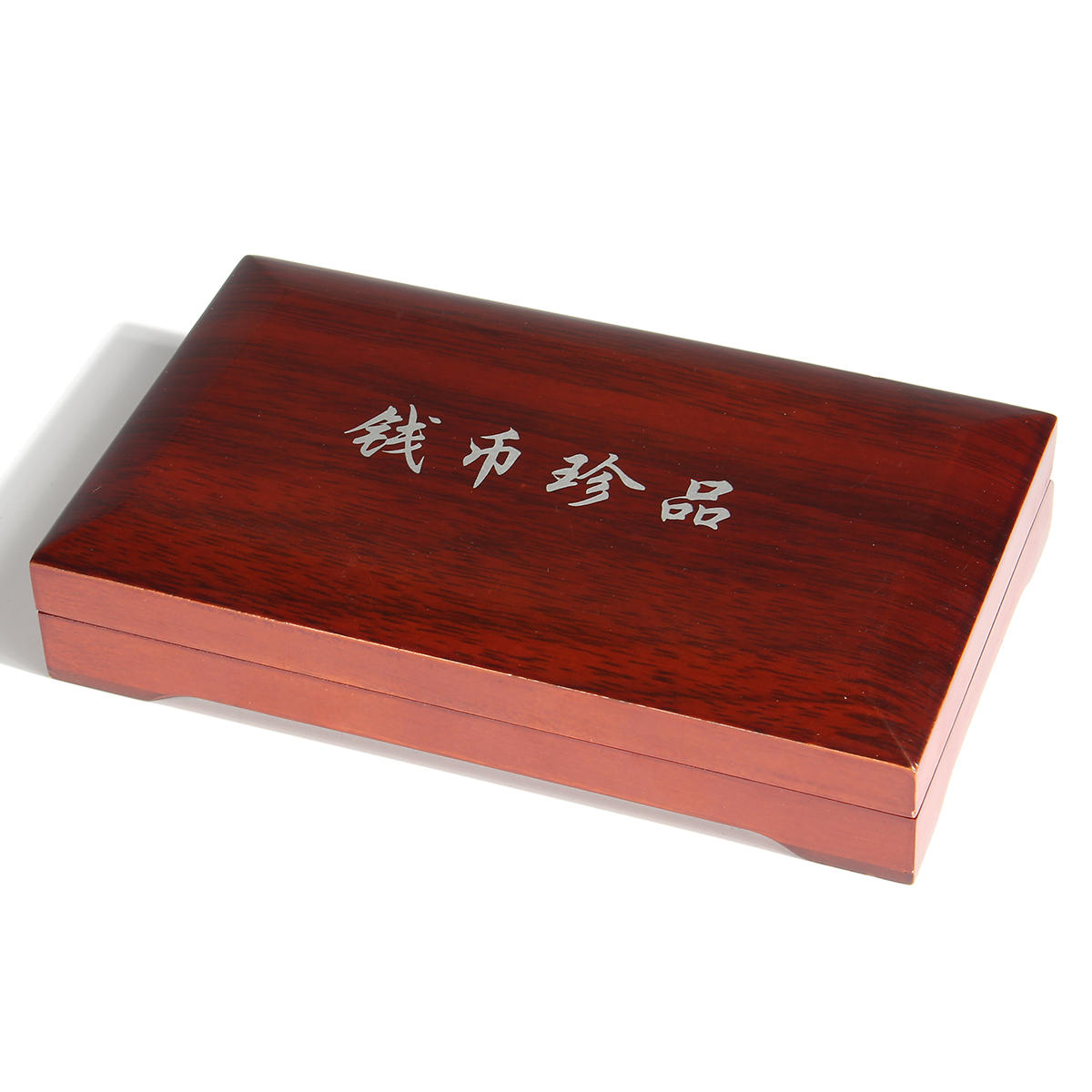 Buy Oak Slab Wood Collection Coin Storage Box Display Holder For 2Pcs ...