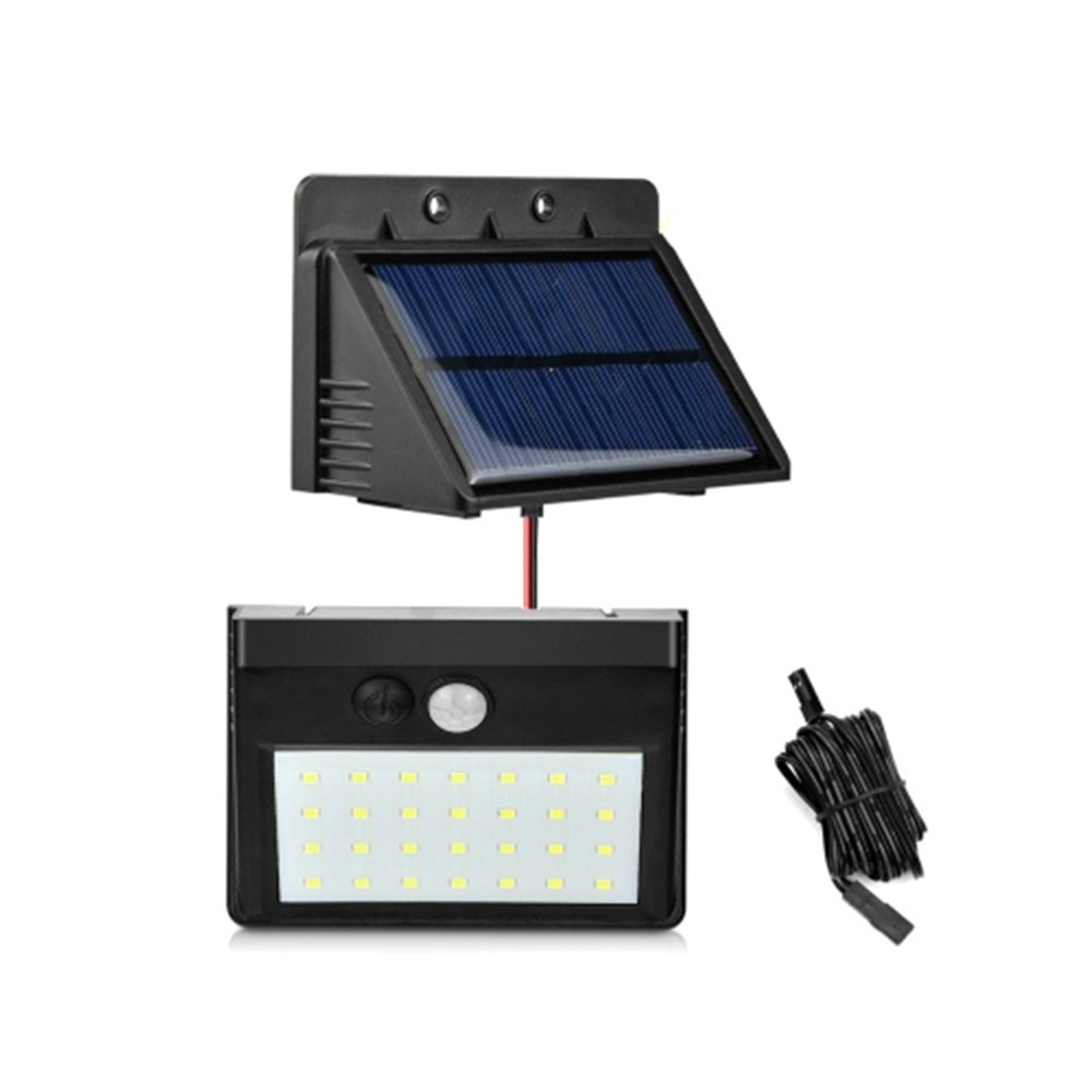 Buy Split Solar Powered Garden Landscape Light Induction Wall Lamp With ...
