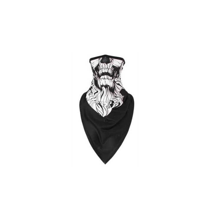 Buy Sun-Protection Skull Ice Silk Breathable Multi Use Scarf Face Mask ...