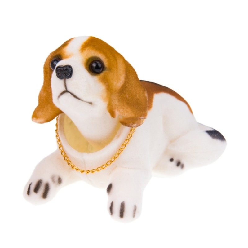 Buy Universal Car Truck Lucky Beagle Dog Doll Shake Head Ornament ...