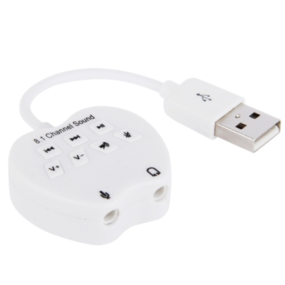 Buy Usb 2.0 Virtual 8.1 Channel Audio Sound Card Adapter Converter ...