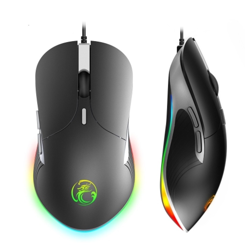 Buy X6 Wired Mouse 6-Buttonful Rgb Gaming Mouse(Black) - MyDeal