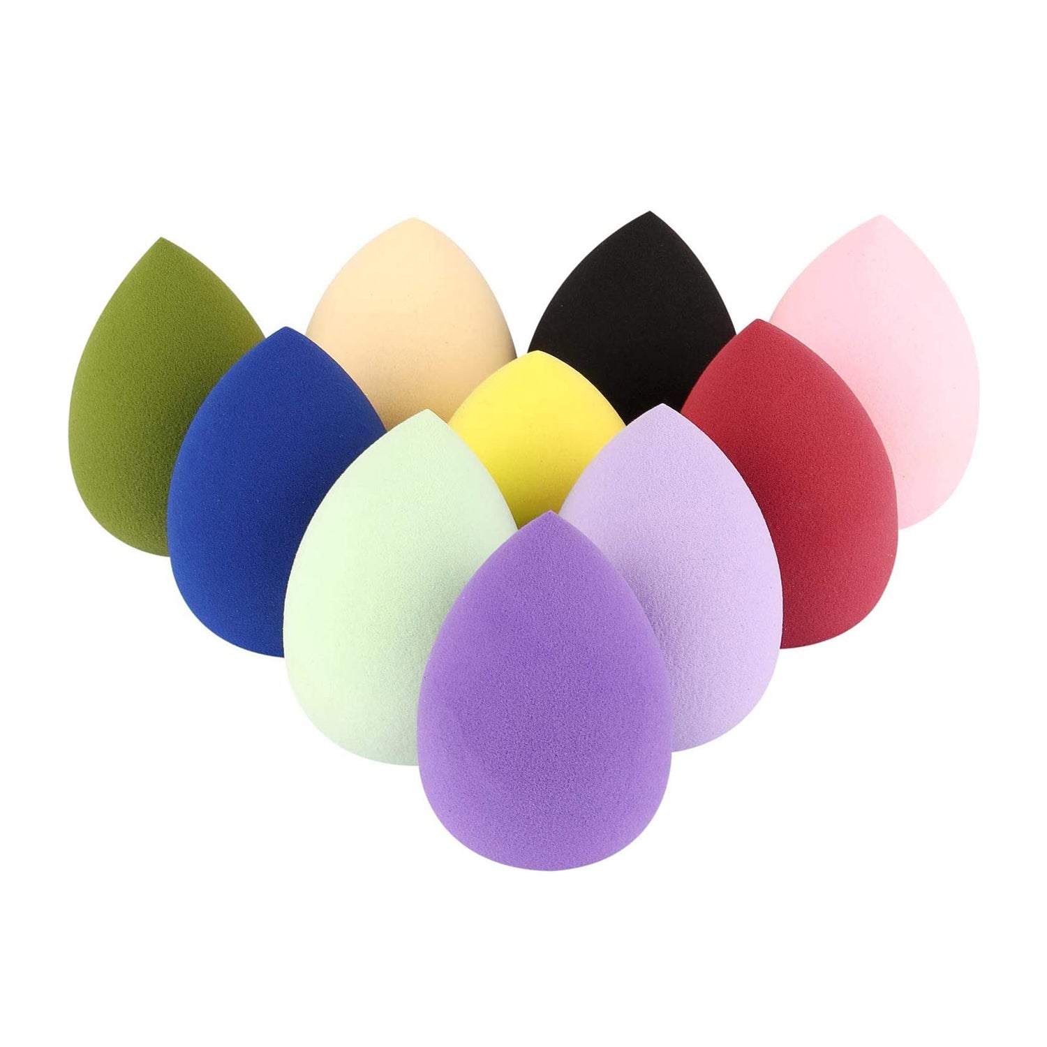 Buy Egg Shaped Makeup Sponges - 10pcs - MyDeal Australia