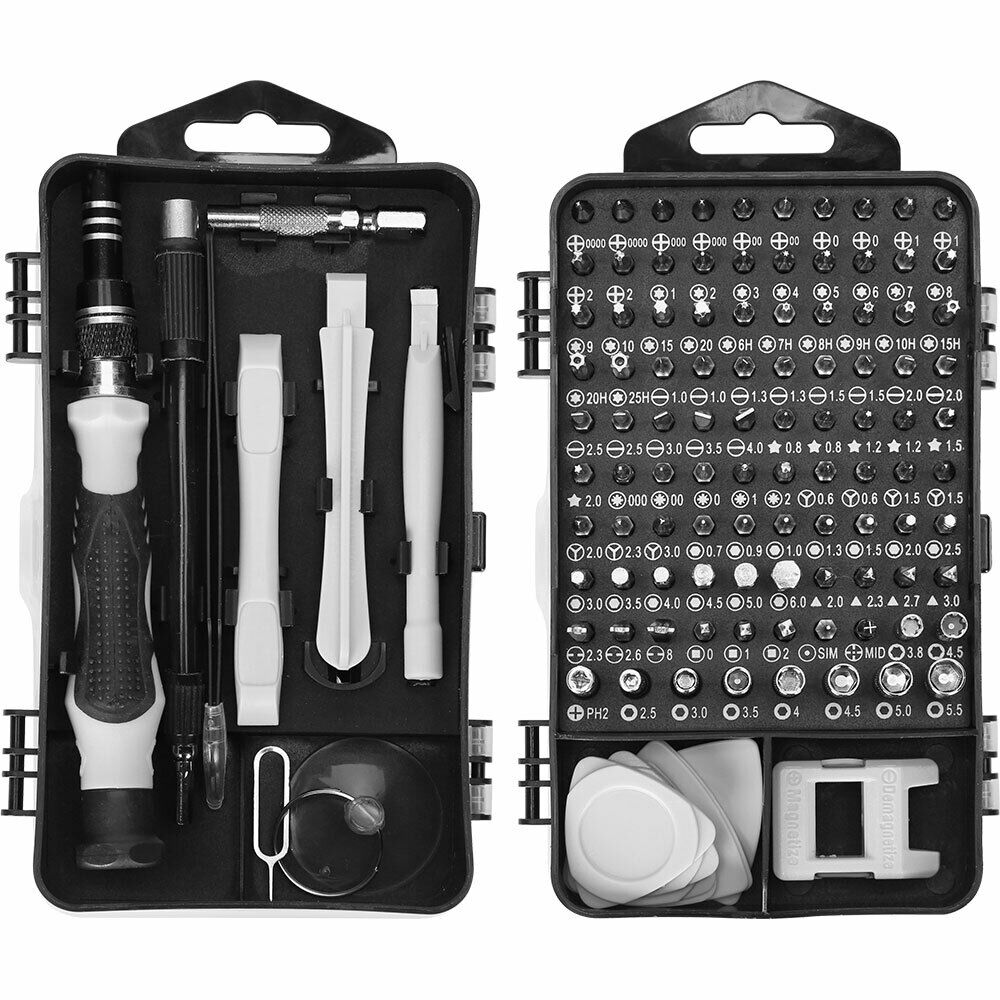 Buy Mini Screwdriver Precision Screw Repair Tool Kit - 115 in 1 ...