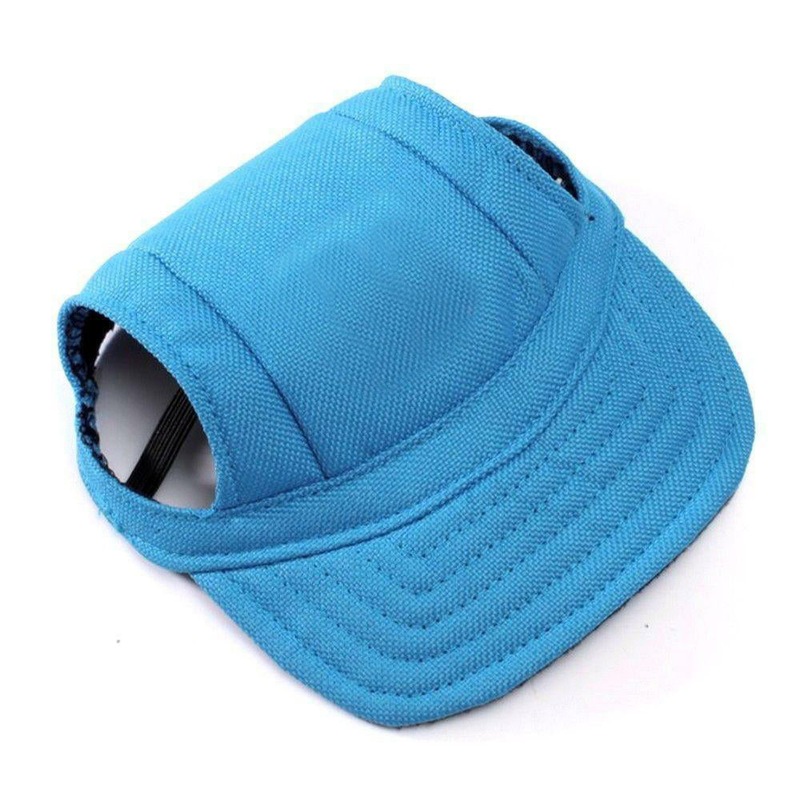 Buy Pet Dogs Outdoor Canvas Sun Visor Baseball Cap - Blue - MyDeal