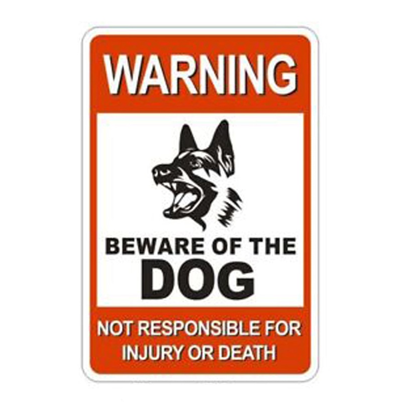 Buy Metal Guard Dog Warning Sign - MyDeal