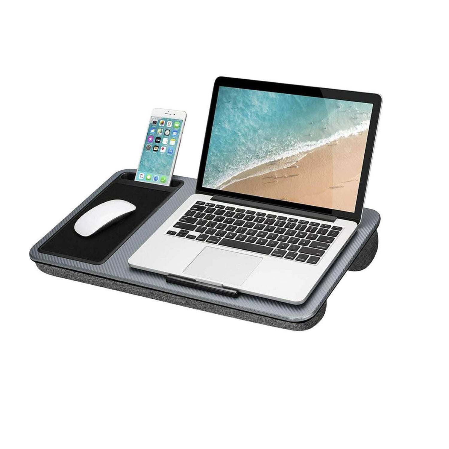 Buy Lap Desk Holder with Mouse Pad and Phone Holder - 53cm - MyDeal ...