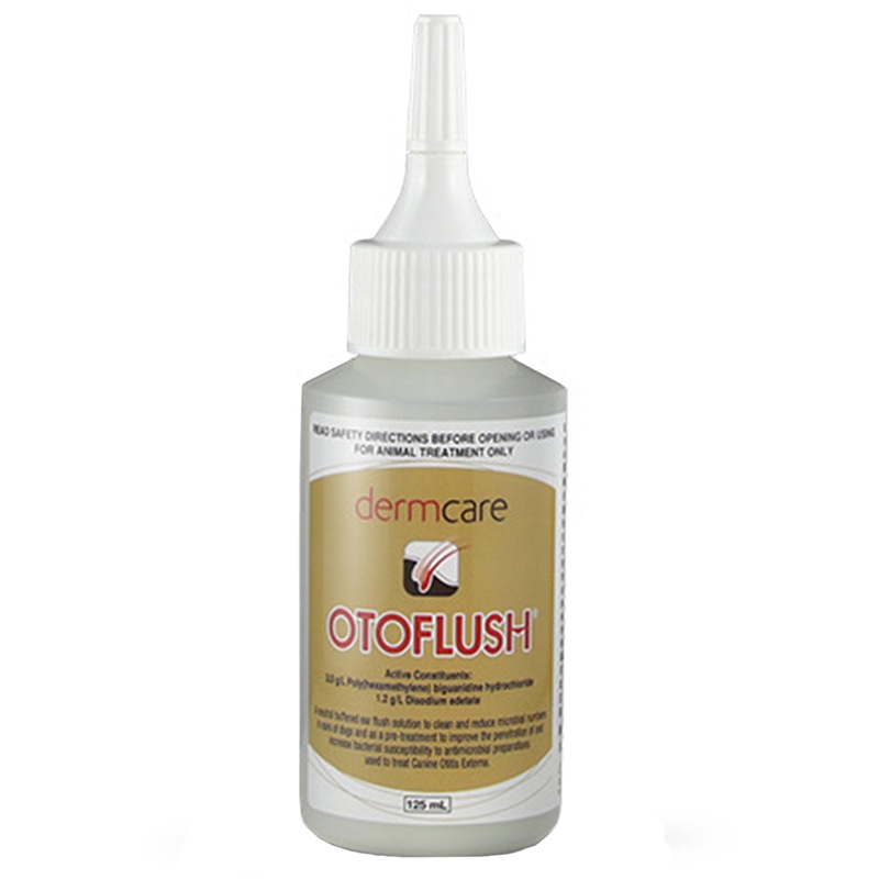 Buy Dermcare Otoflush Ear Wax Cleaning Solution for Pets 125ml - MyDeal