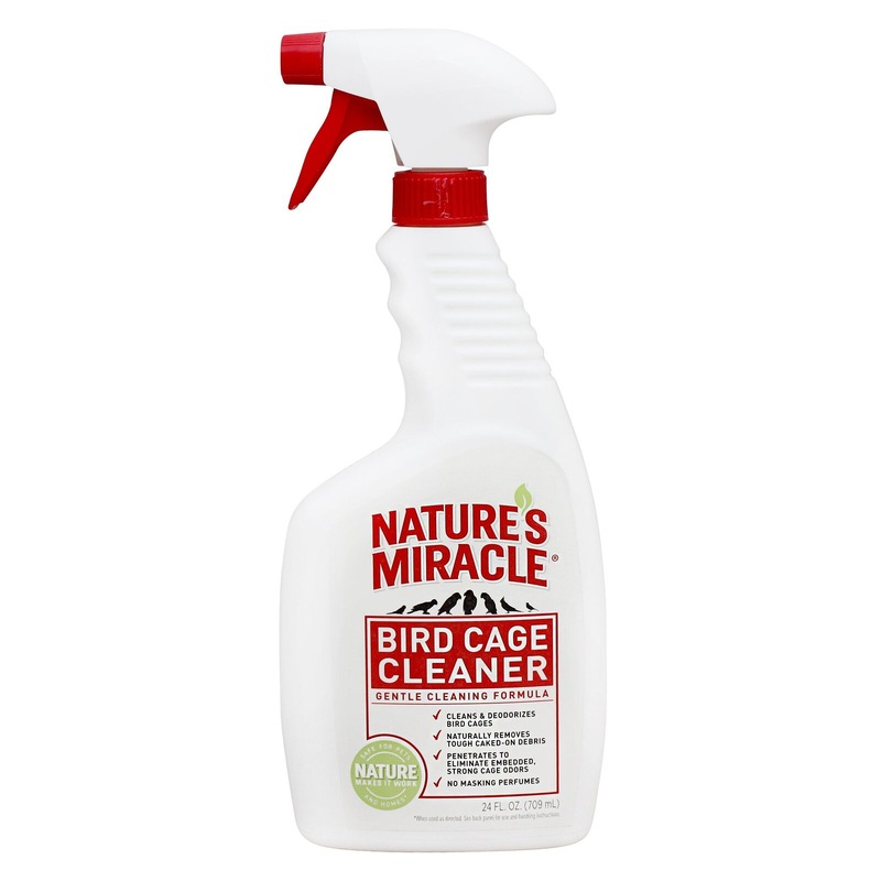 Buy Natures Miracle Bird Cage Cleaner Odour Control 709ml - MyDeal