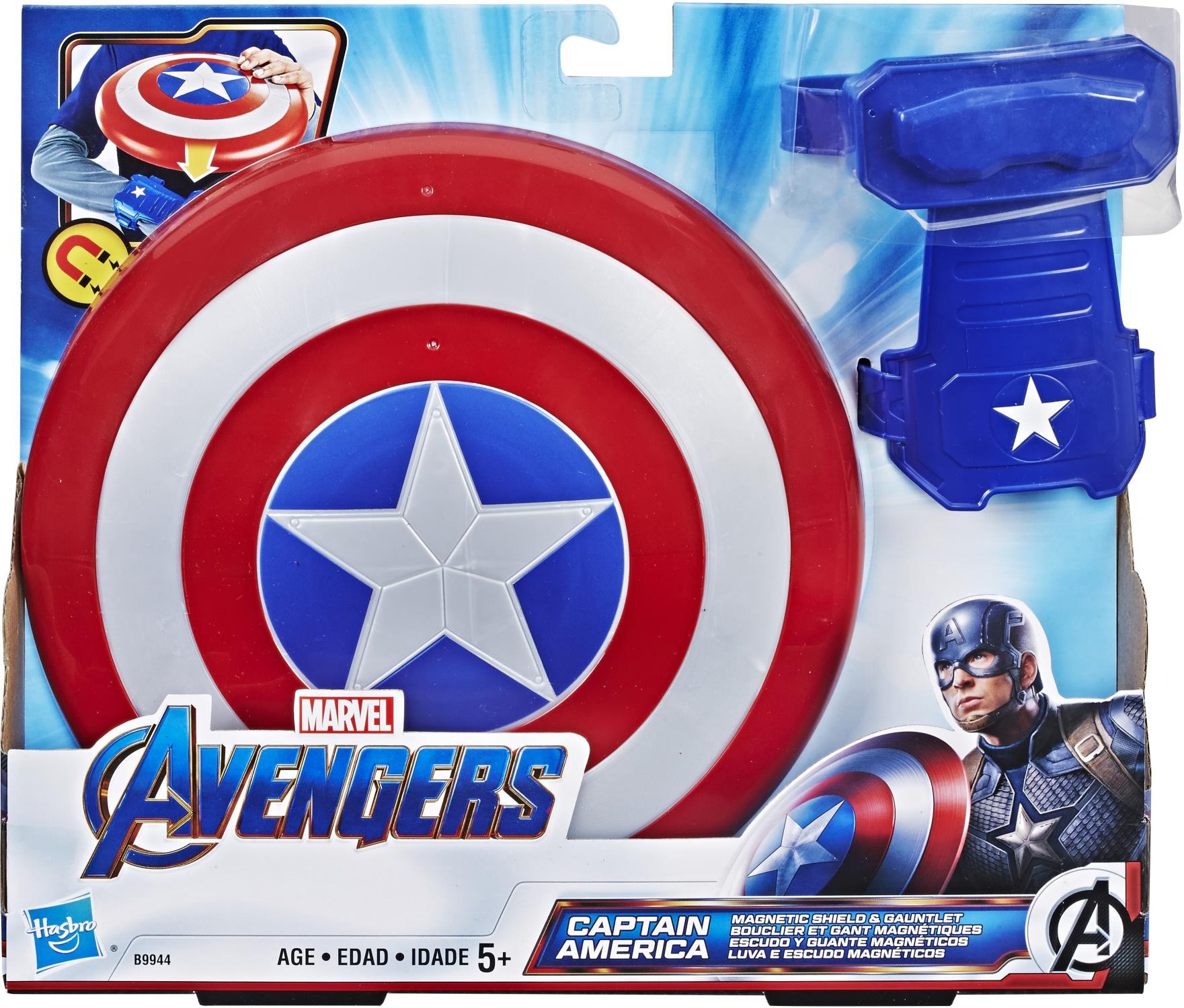 Buy Avengers Captain America Magnetic Shield And Gauntlet - MyDeal ...