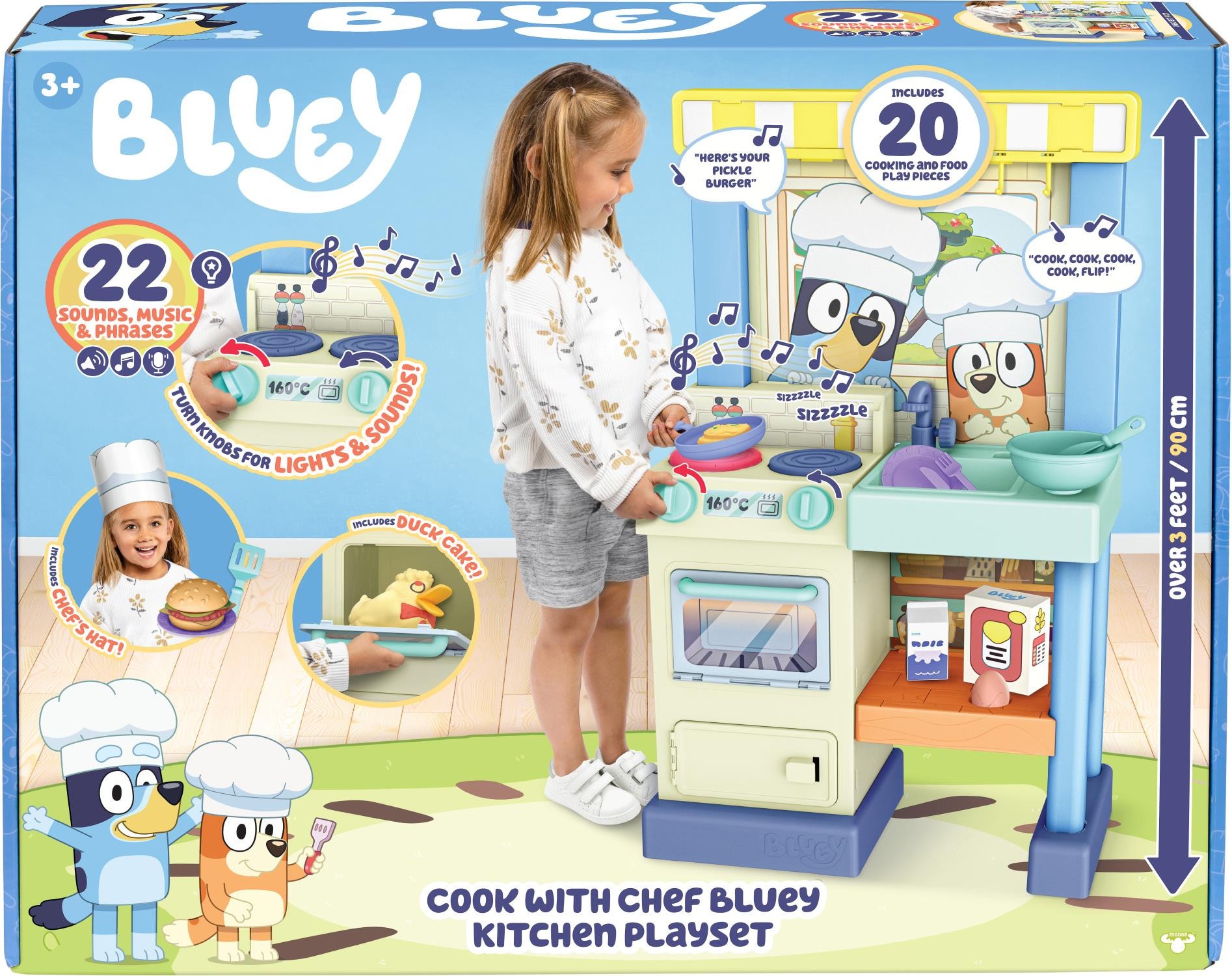 Buy Bluey S11 Bake With Me Deluxe Kitchen Playset - MyDeal Australia