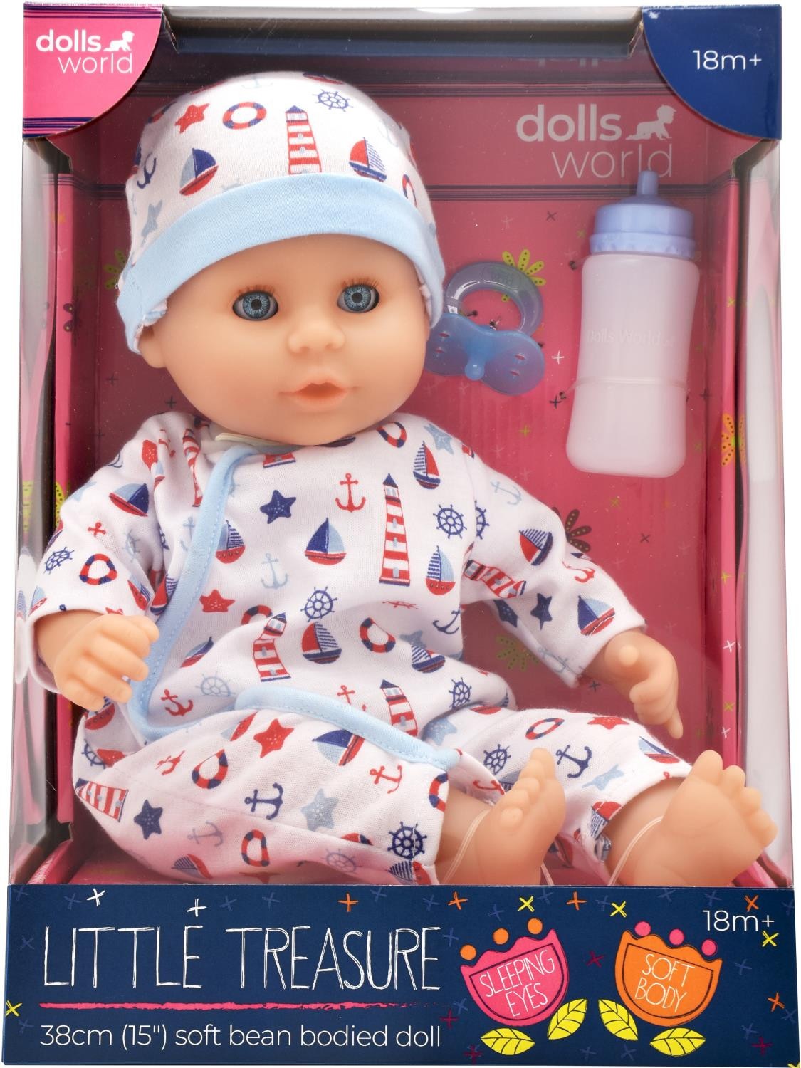 Buy Dollsworld Little Treasure 38Cm / 15" Baby - MyDeal Australia