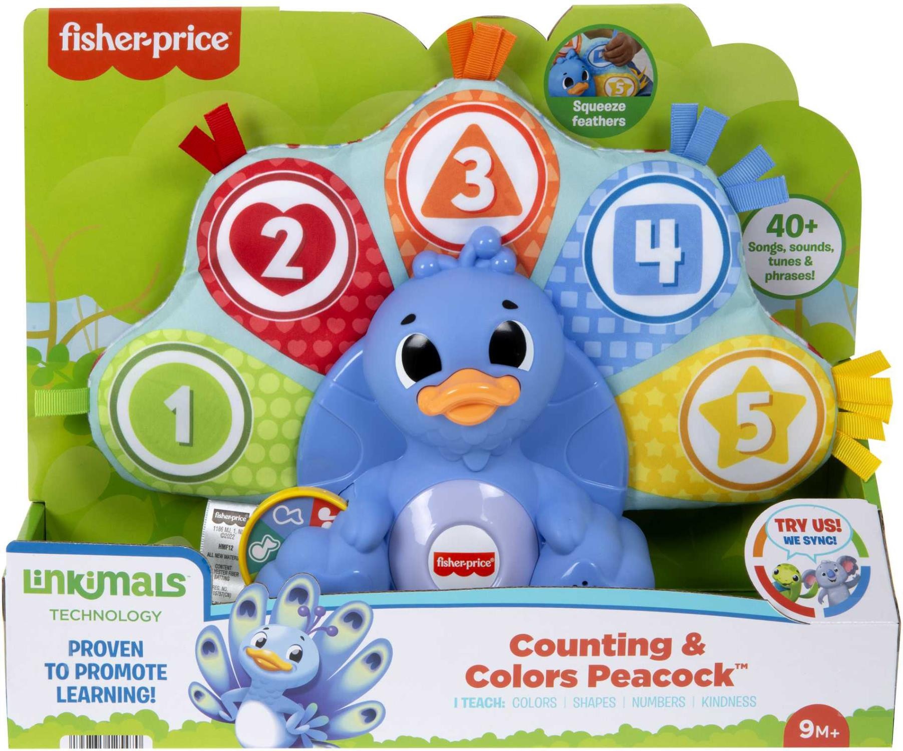 Buy Fisher-Price Linkimals Counting & Colors Peacock - MyDeal Australia