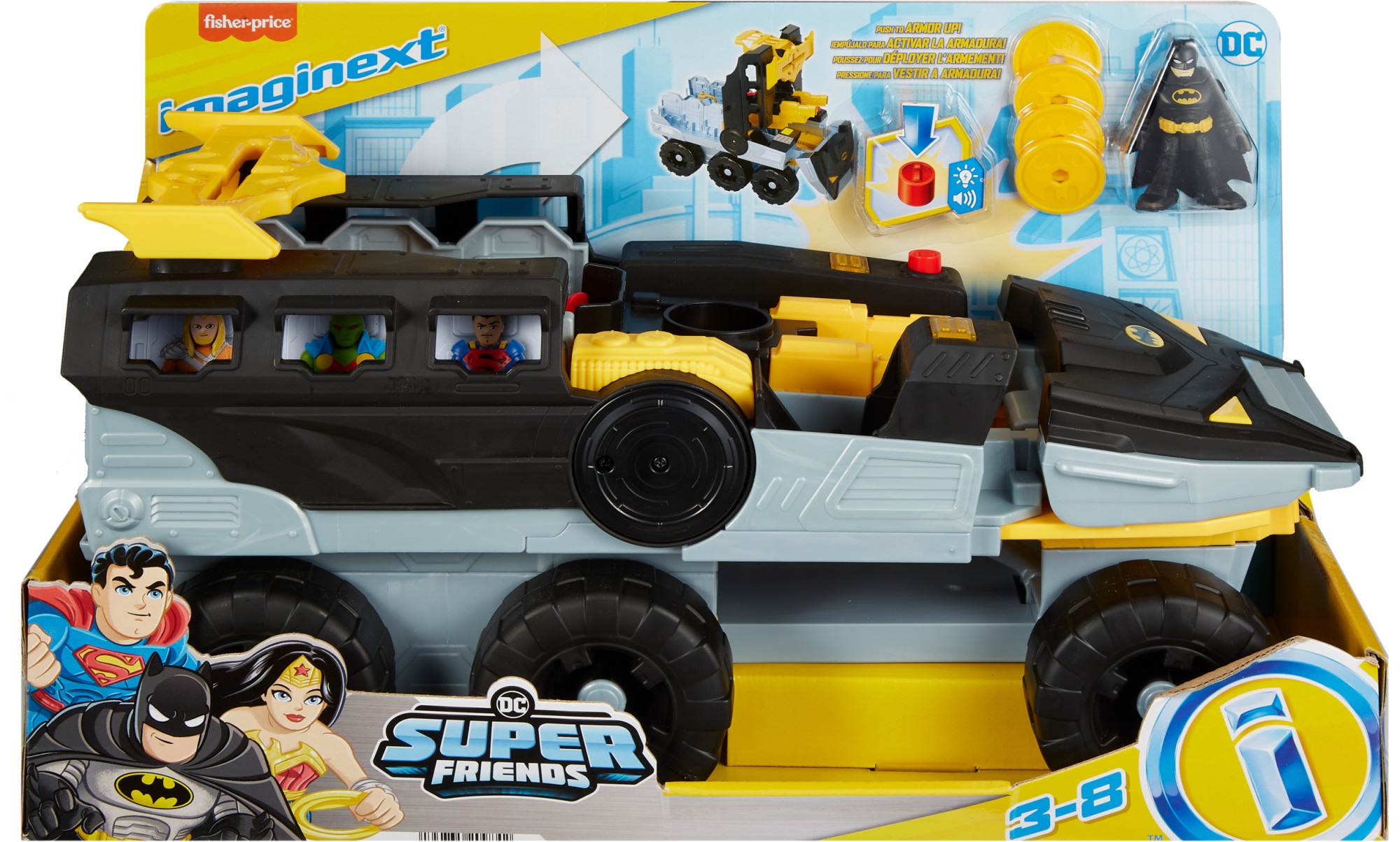Buy Imaginext DC Super Friends Bat Transport - MyDeal Australia