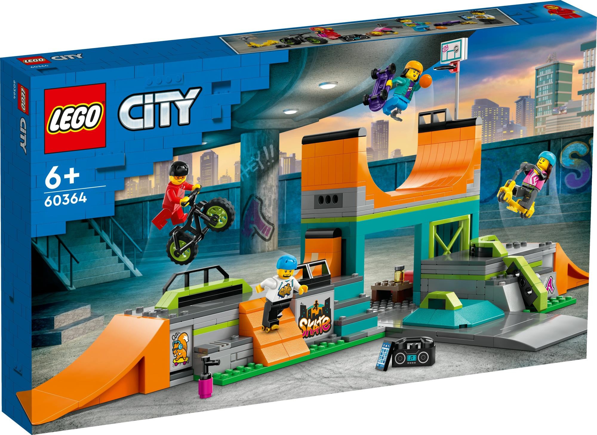 Buy LEGO City Street Skate Park 60364 - MyDeal Australia