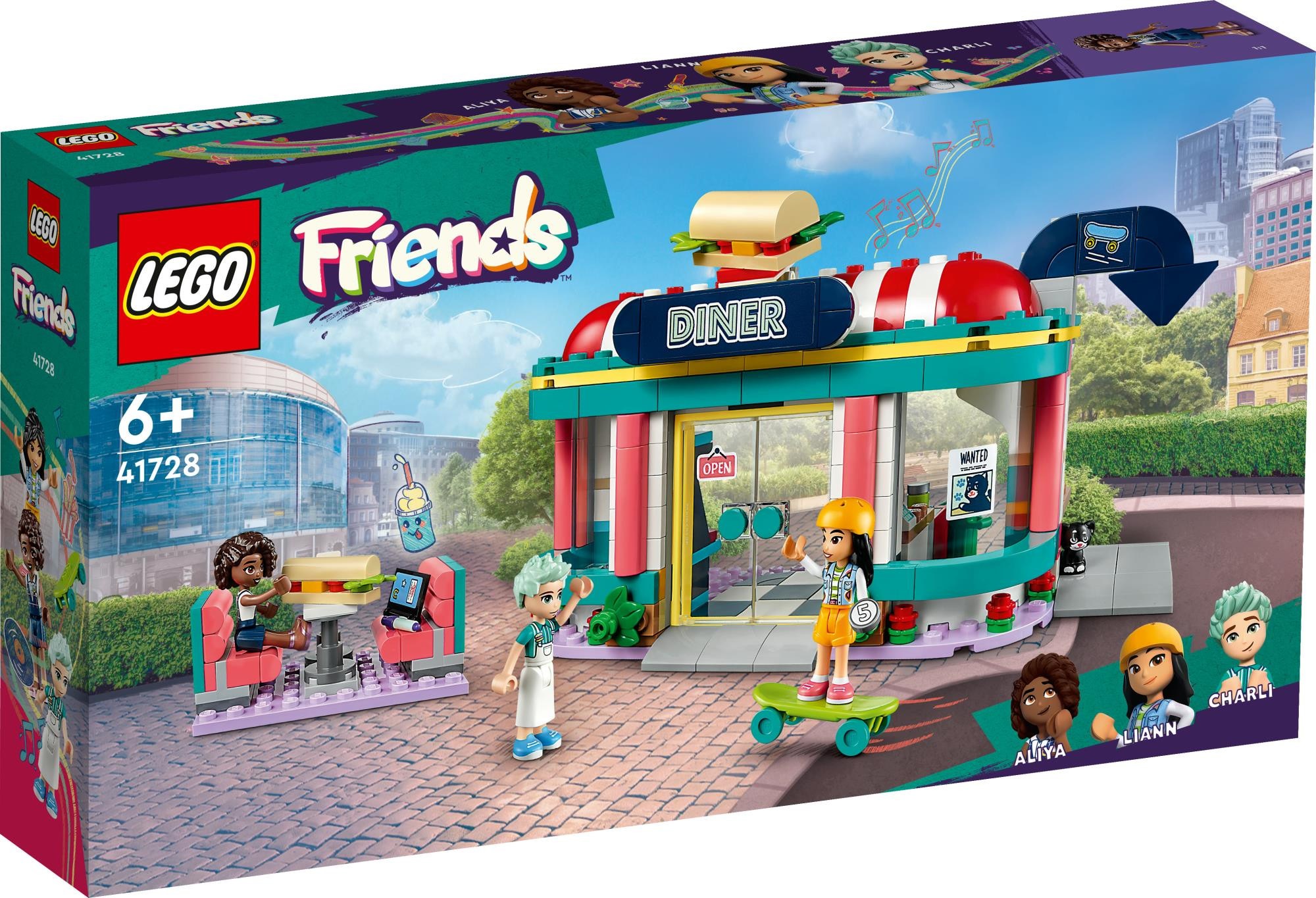 Buy LEGO Friends Heartlake Downtown Diner 41728 - MyDeal Australia