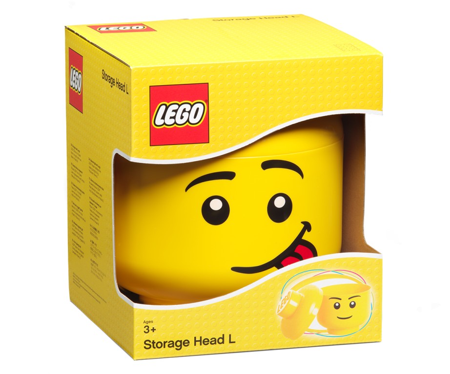 Buy LEGO Storage Head Large - LEGO Storage Head - Silly - MyDeal Australia