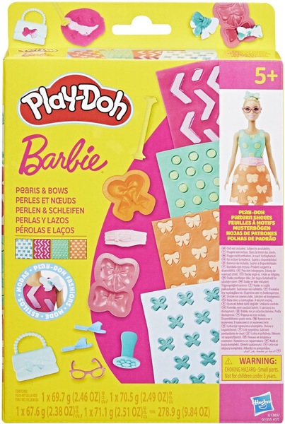 Buy Play-Doh Barbie Pearls And Bows - MyDeal Australia