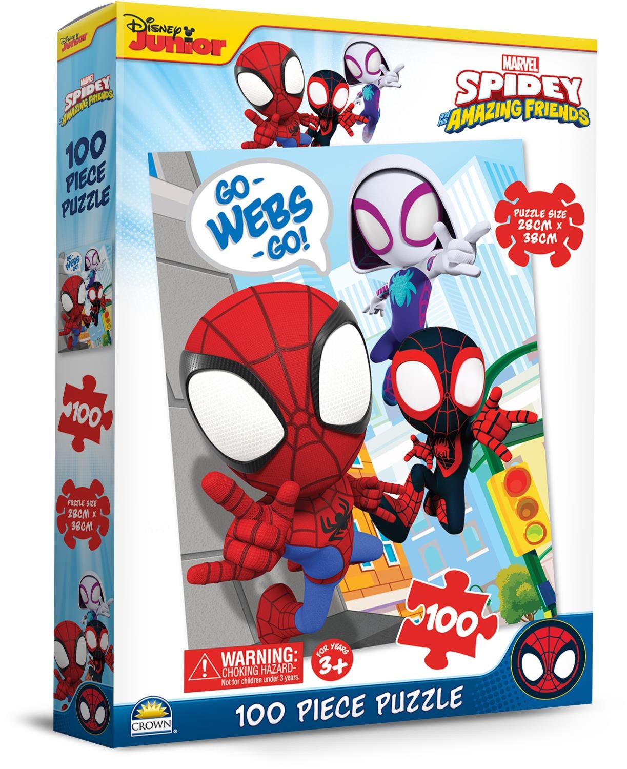 Buy Spidey And His Amazing Friends 100Pce Character Puzzle - MyDeal ...