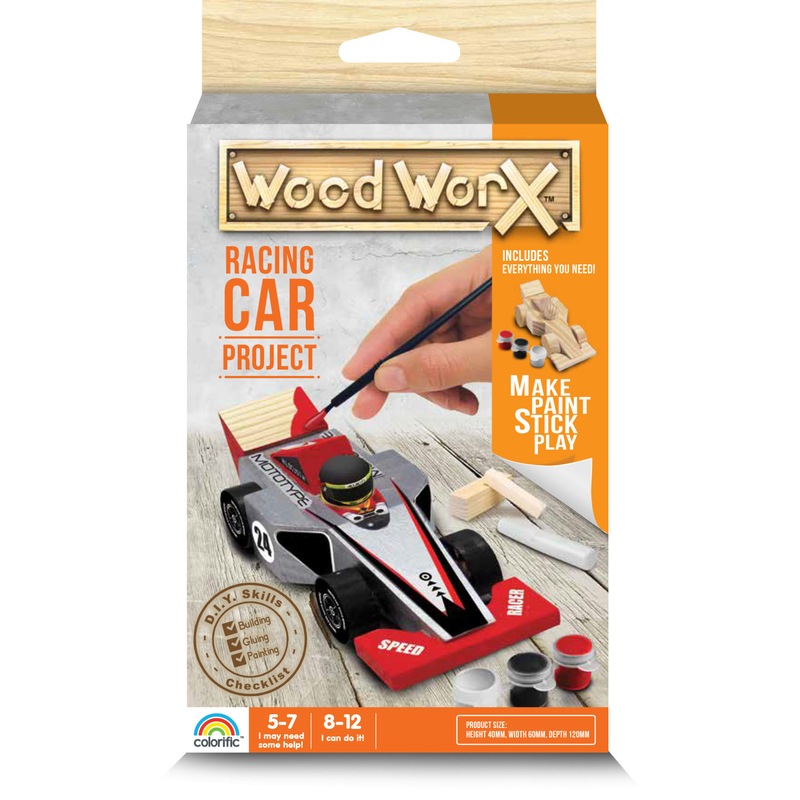 Buy Wood Worx Impulse Racing Car - MyDeal