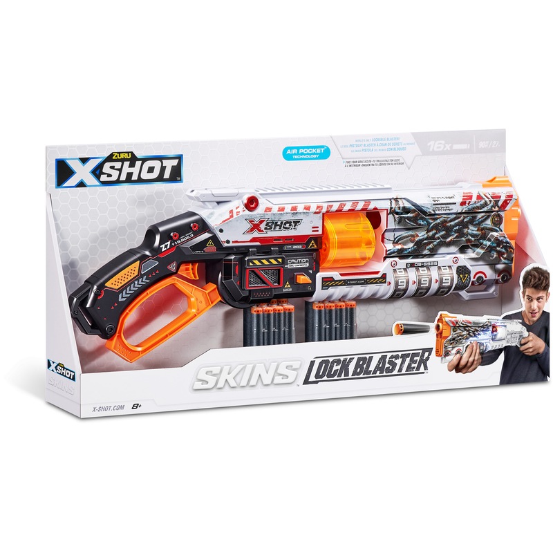 Buy Zuru X-Shot Skins Lock Blaster - MyDeal