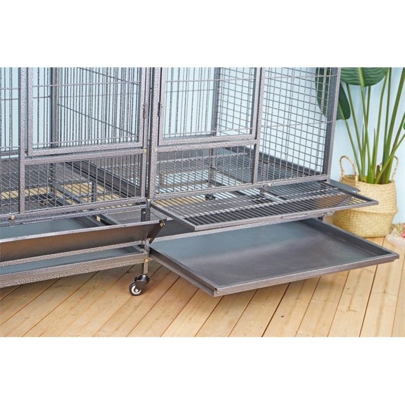 Buy YES4PETS XXXL 185 cm Bird Cage Pet Parrot Aviary Perch Castor Wheel ...