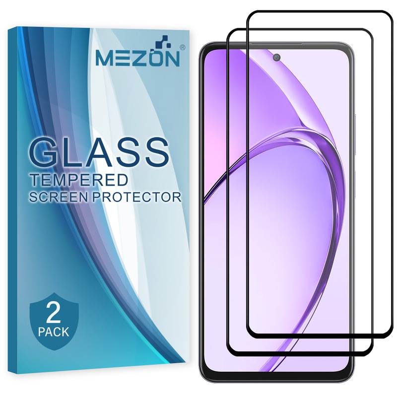 Buy [2 Pack] Full Coverage OPPO A80 5G Tempered Glass Crystal Clear ...