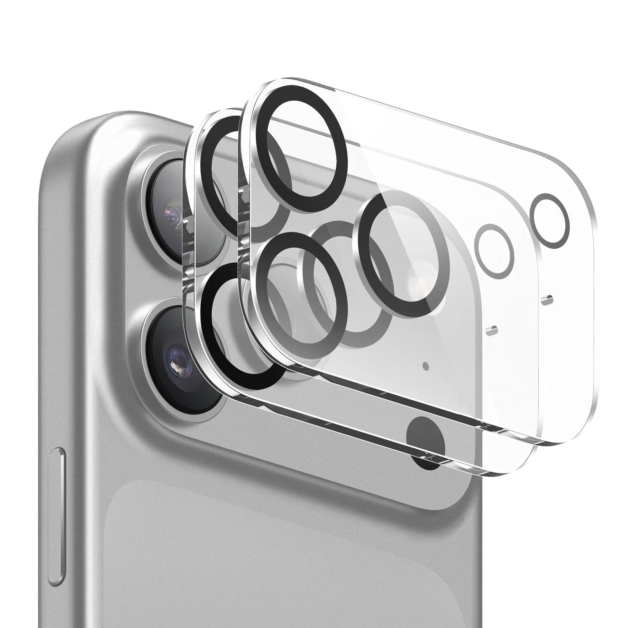 Buy [2 Pack] MEZON Premium Full Coverage Camera Lens Tempered Glass for ...